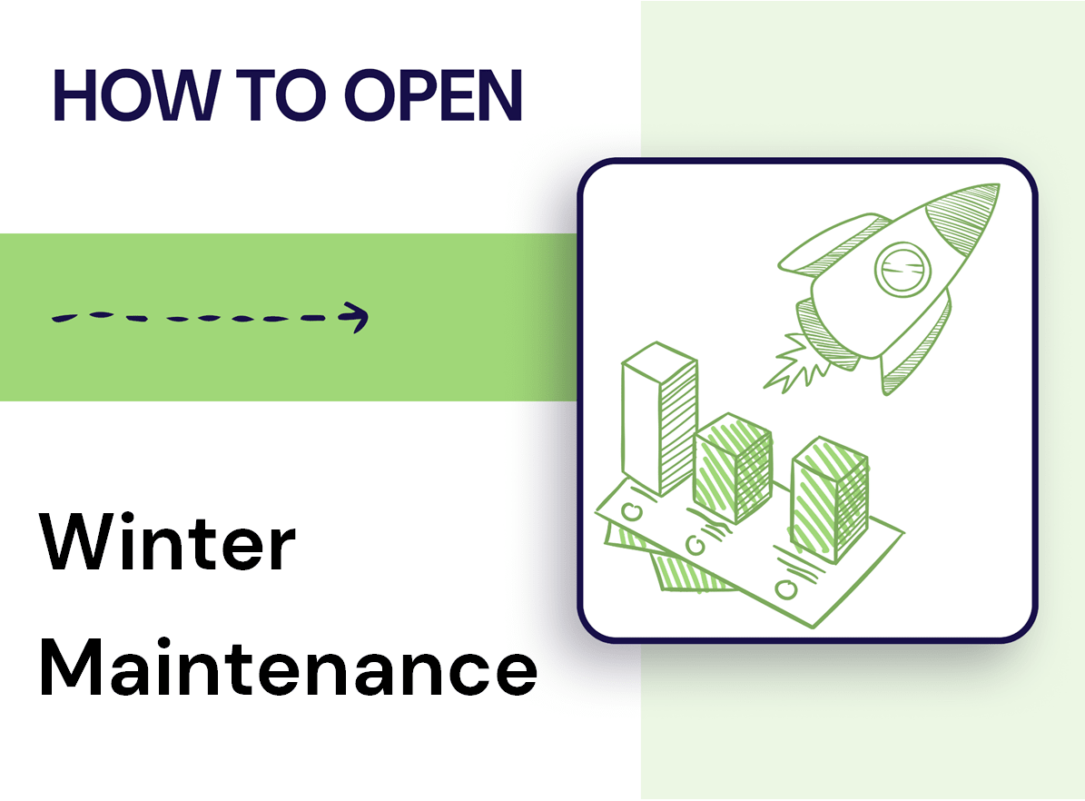 How to Open Winter Maintenance Safely and Effectively?