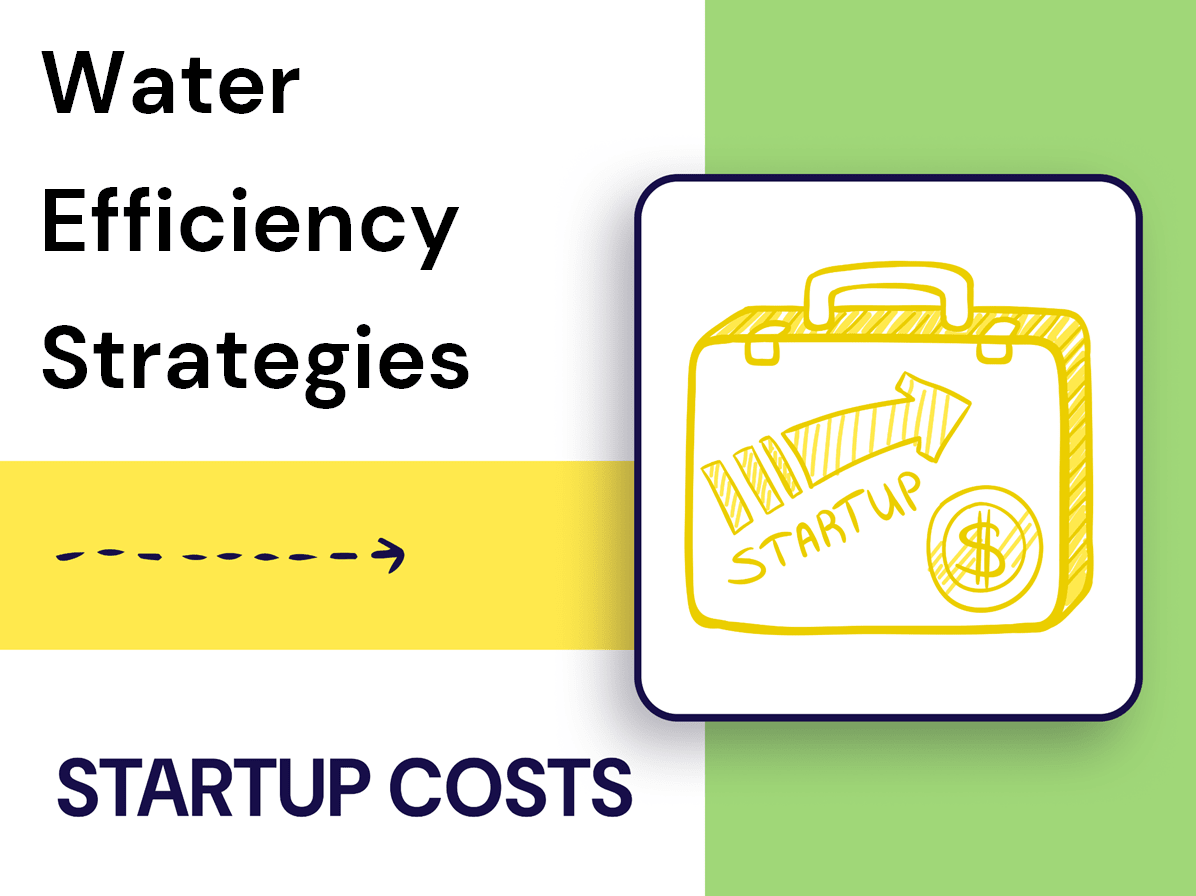 What Are the Key Startup Costs for Water Efficiency Strategies?