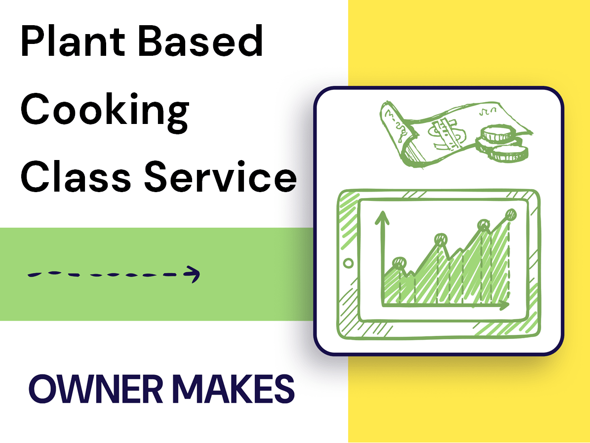 How Much Does an Owner Make from a Plant-Based Cooking Class Service?