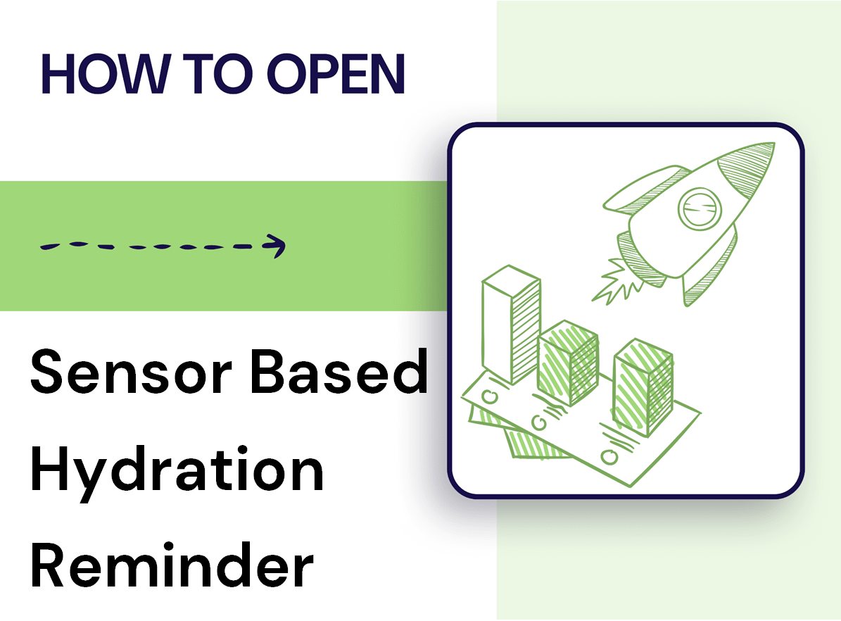 How Do You Open a Sensor-Based Hydration Reminder Bottle?