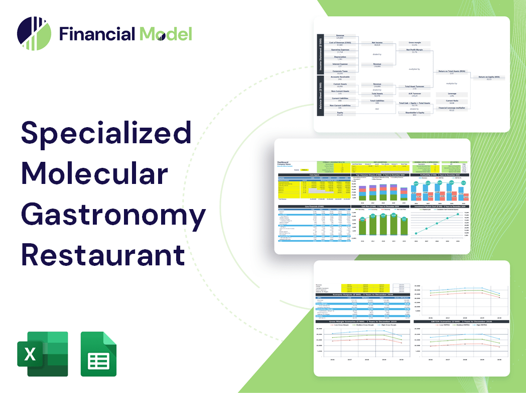 Specialized Molecular Gastronomy Restaurant Financial Model
